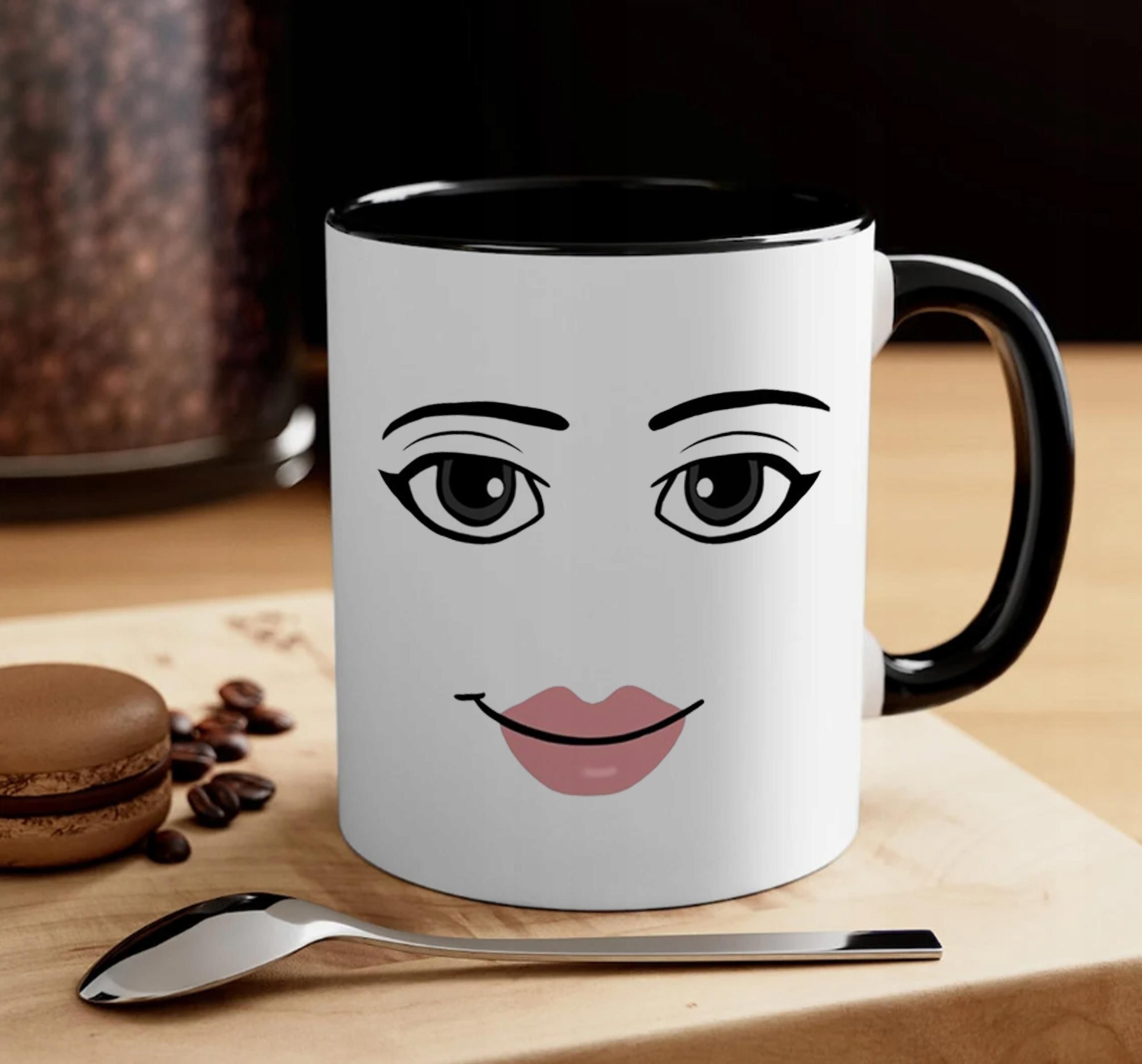 Kubek Woman Face Roblox Zabawny Dla Dziecka Urodziny Dla Gracza ...