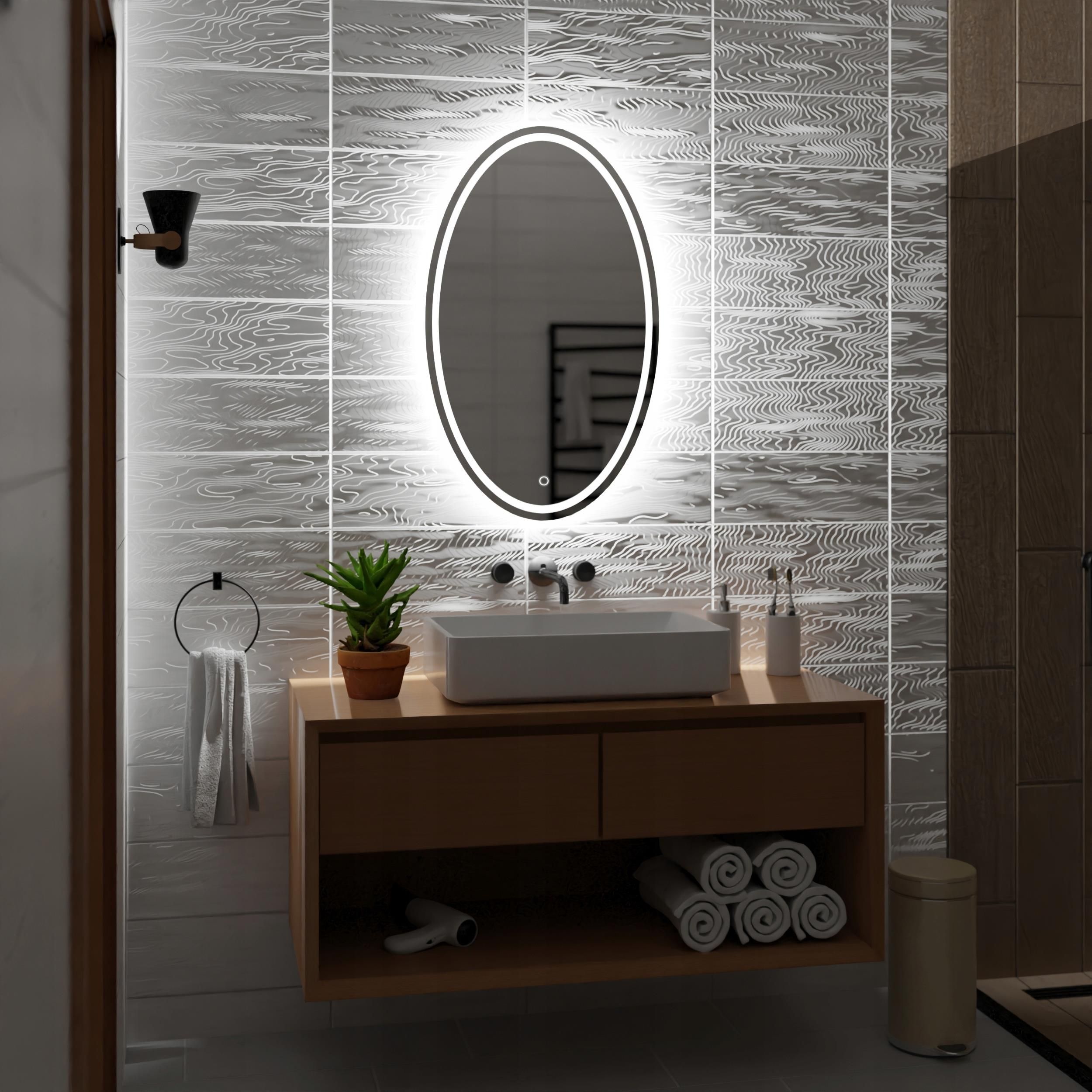 Alasta Lustro Elipsa Led Z Dotykiem Panama 60x100cm - Opinie i ...