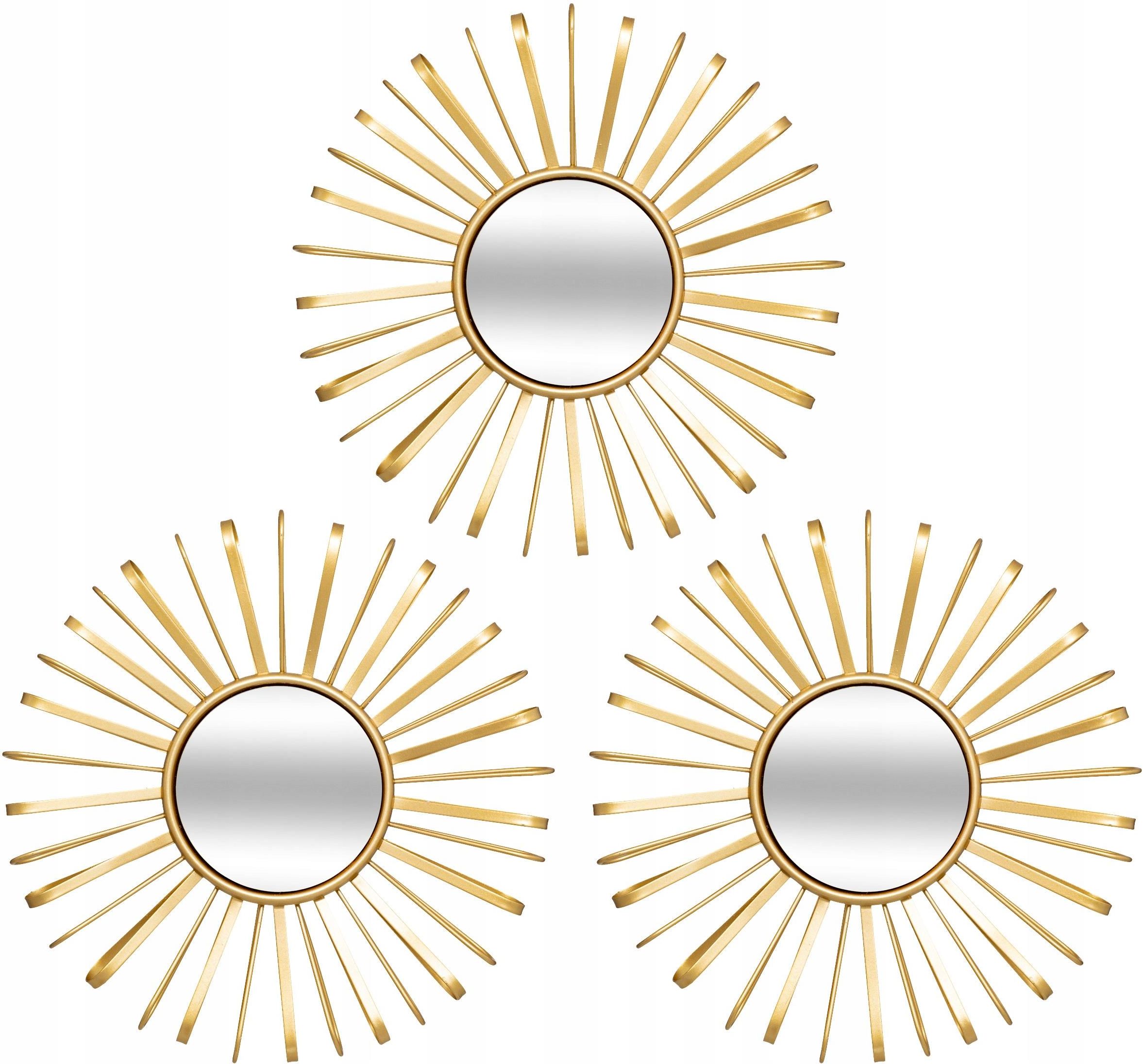 Atmosphera Zestaw 3 Luster Ściennych 24cm Warren Ścienne Dekoracyjne ...