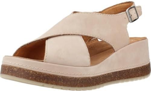 Clarks dla kobiet. 26177302 Skórzane sandały Kassanda Step beżowy (39 ...