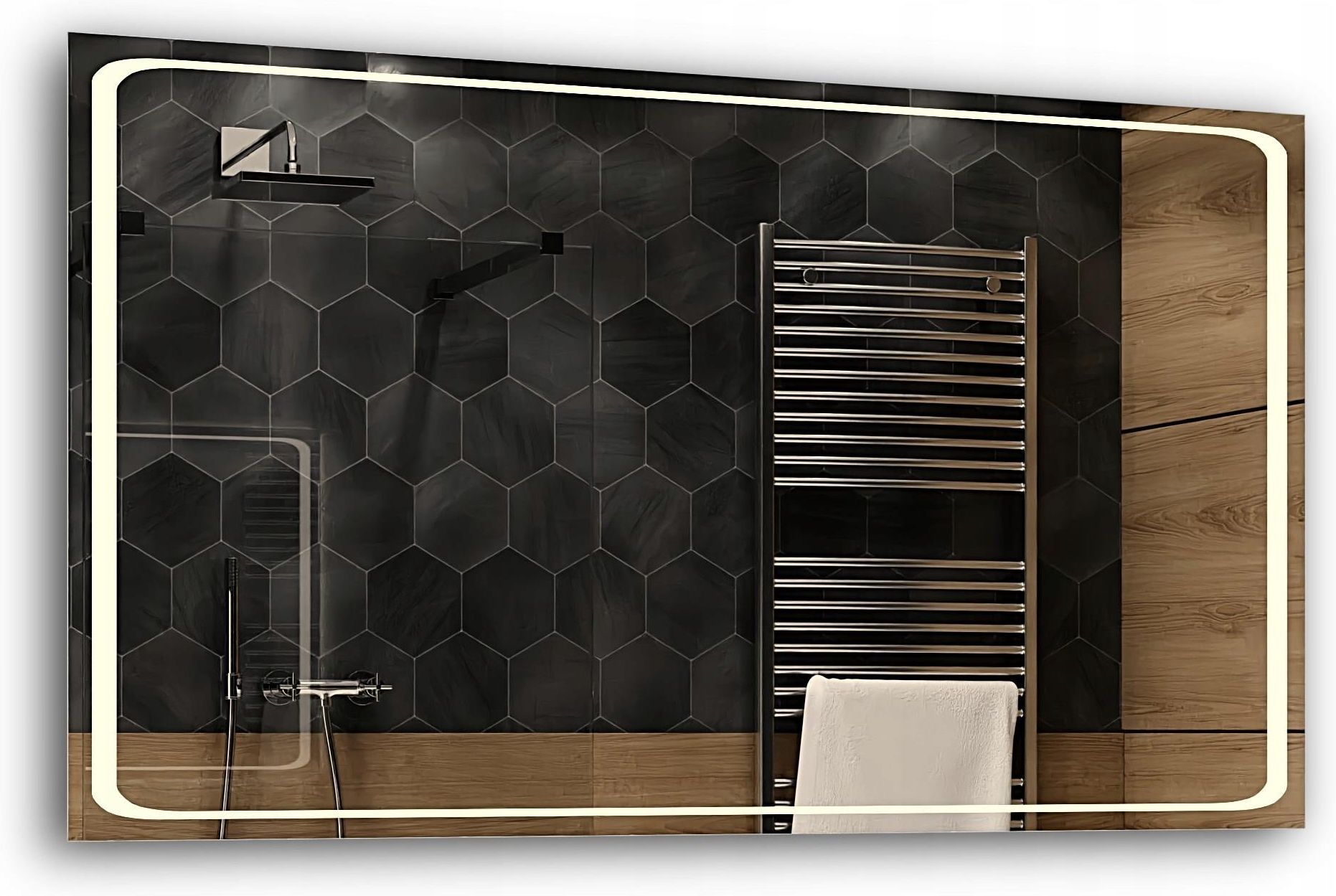 Alasta Lustro Led Oświetlane Neutral Barcelona 170x80cm - Opinie i ...