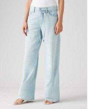 Levi's dla kobiet. A8701-0008 Jeansy XL Straight Linen+ Denim ...