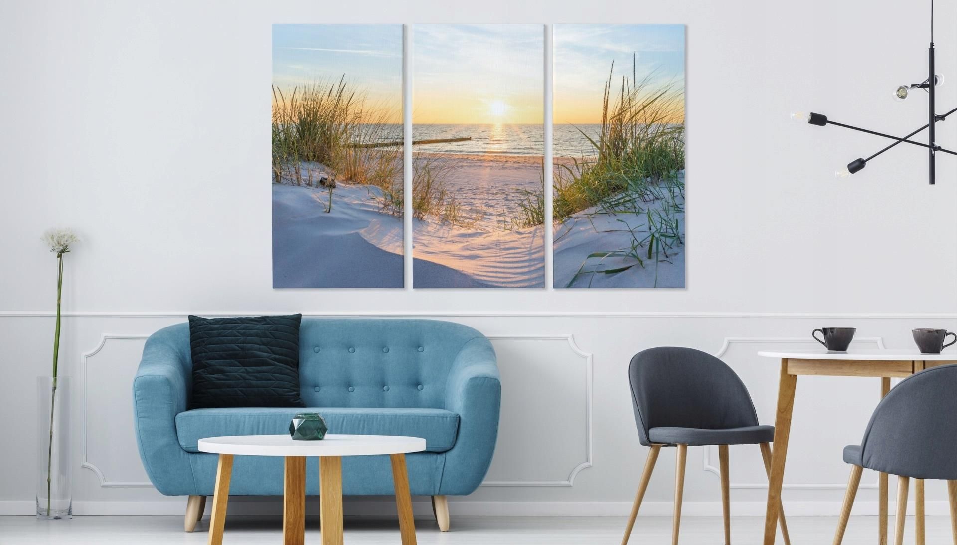 Wallepic Obraz Tryptyk Morze Bałtyckie Krajobraz 3D 120X80 - Opinie i atrakcyjne ceny na Ceneo.pl