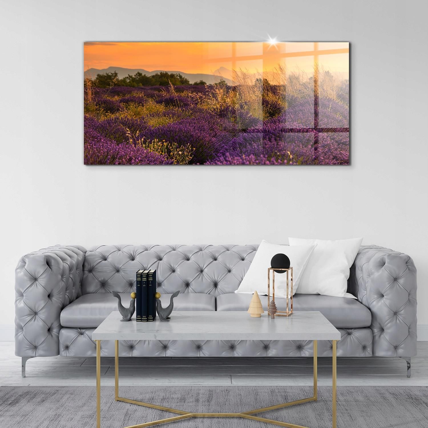 Wallfluent Obraz Łąka Lawendowa Prowansja Francja 140X70cm - Opinie i ...