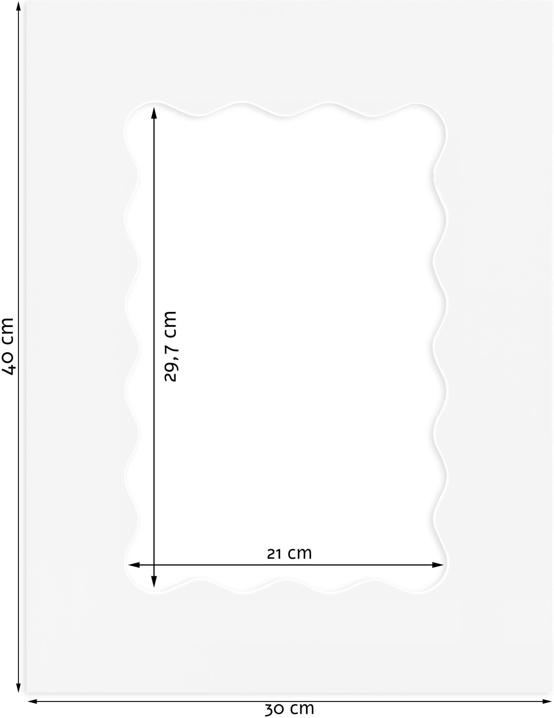 Ramka tradycyjna Manufaktura Ram Passe-partout białe do ramki 30x40cm ...