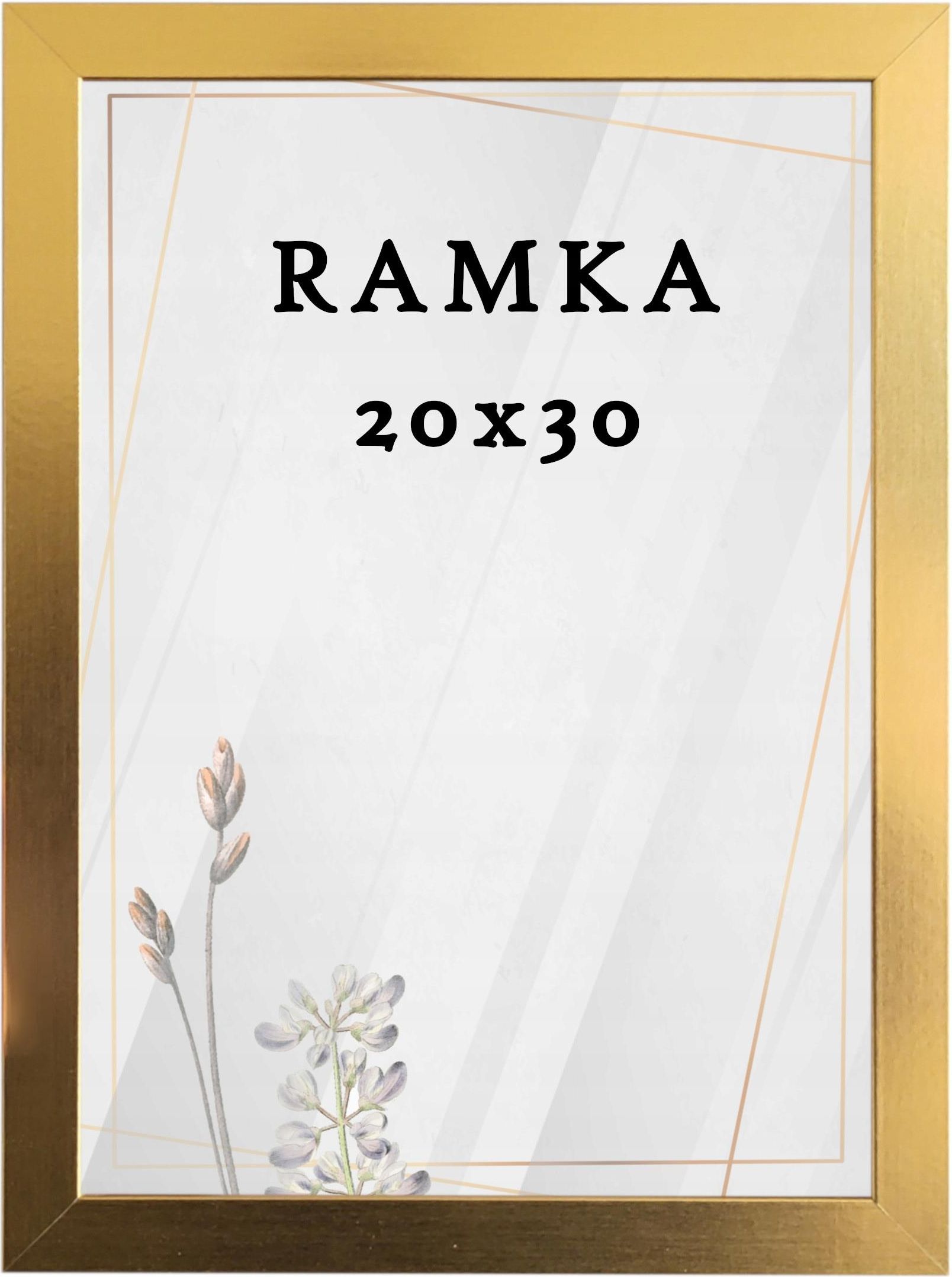 Ramka tradycyjna Fotkom Ramka Złota 20x30 Daisy na dyplom certyfikat ...