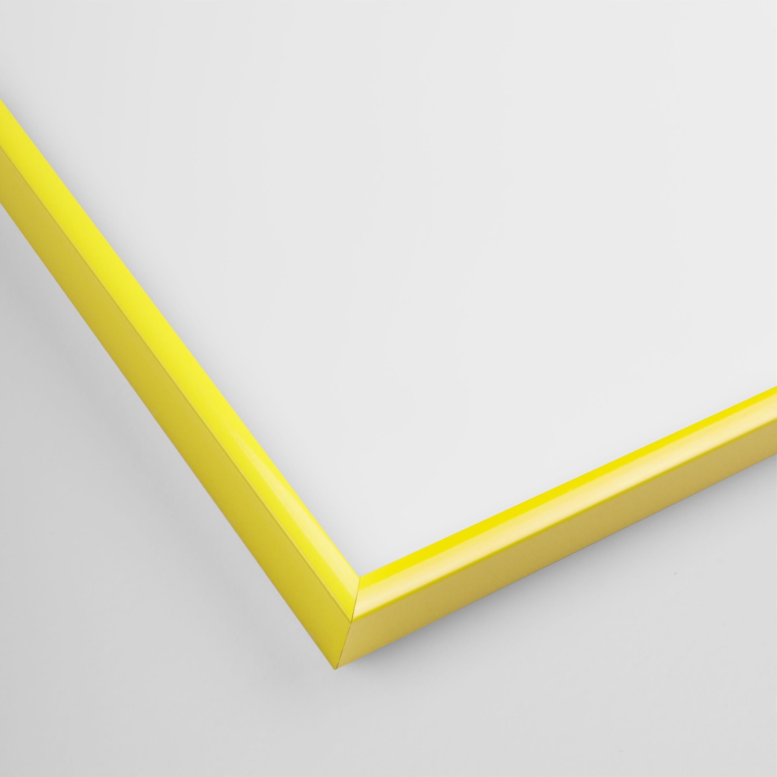 Ramka tradycyjna Ram-Serwis Rama aluminiowa żółta 58x85 ramka Plakat ...