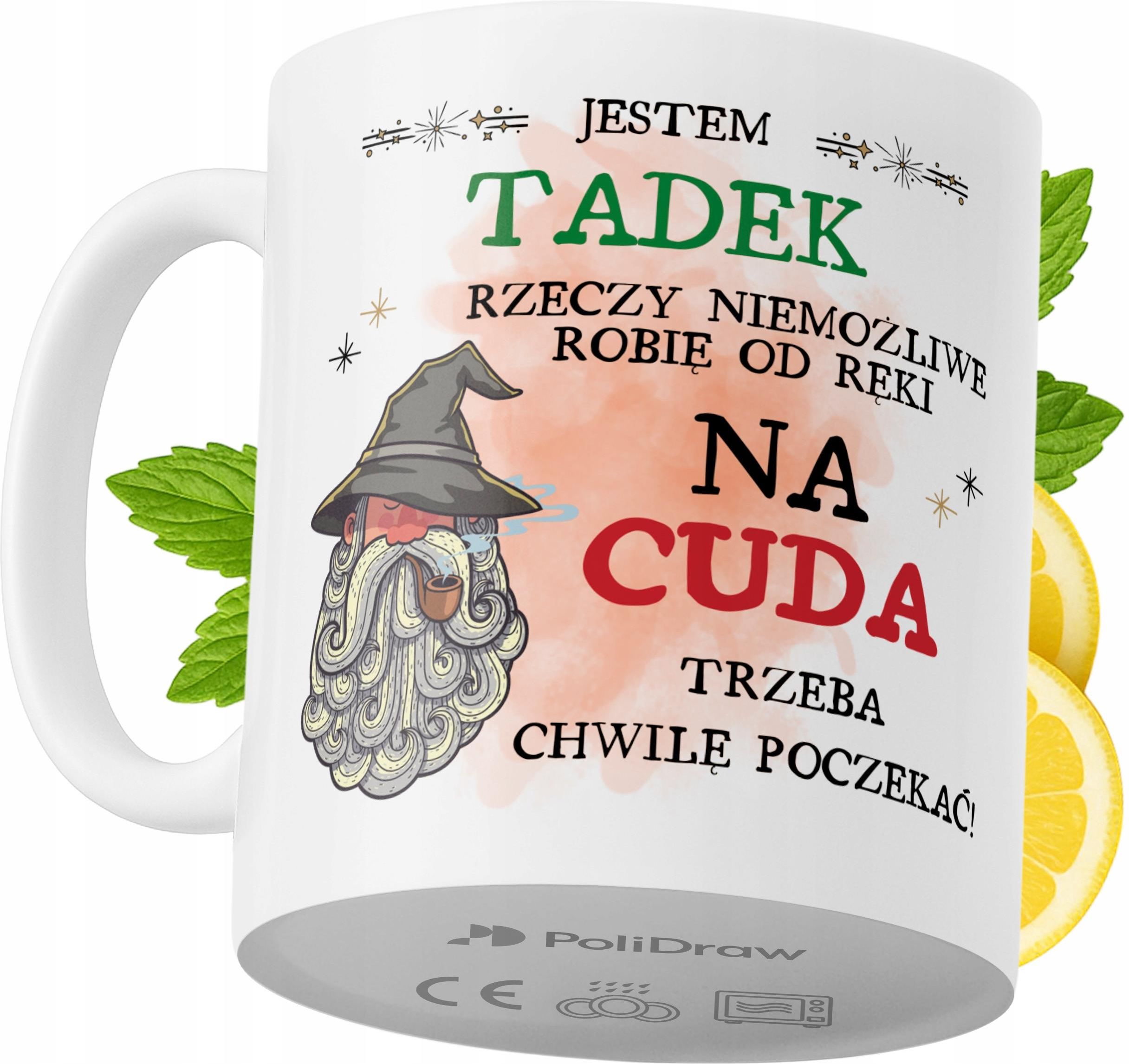 Polidraw Kubek Dla Tadka Na Prezent Z Nadrukiem Ze Zdjęciem 330ml ...