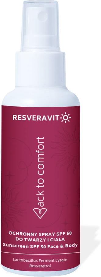 Back to comfort, Resveravit-C Ochronny spray SPF 50 125ml - Opinie i ...