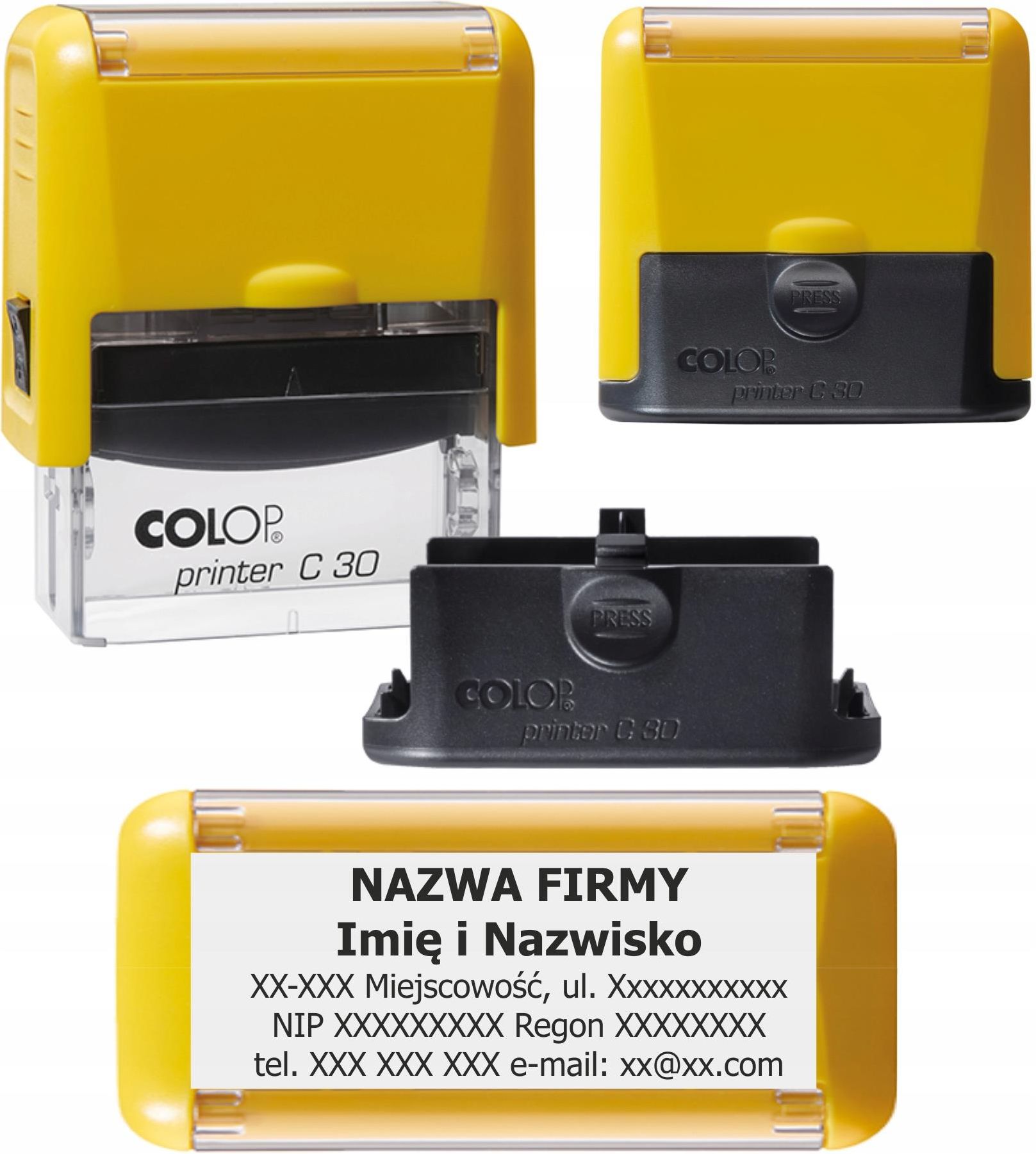 Colop Pieczątka Firmowa Żółta Printer Compact Pro C30 47X18Mm - Ceny i opinie - Ceneo.pl