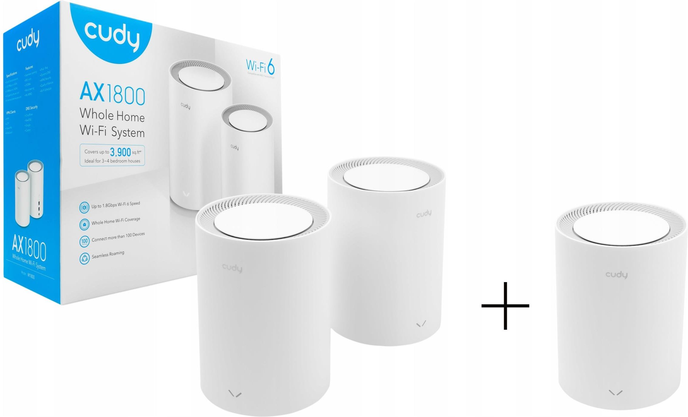 Router Cudy Mesh M1800 (M1800_3) - Opinie i ceny na Ceneo.pl