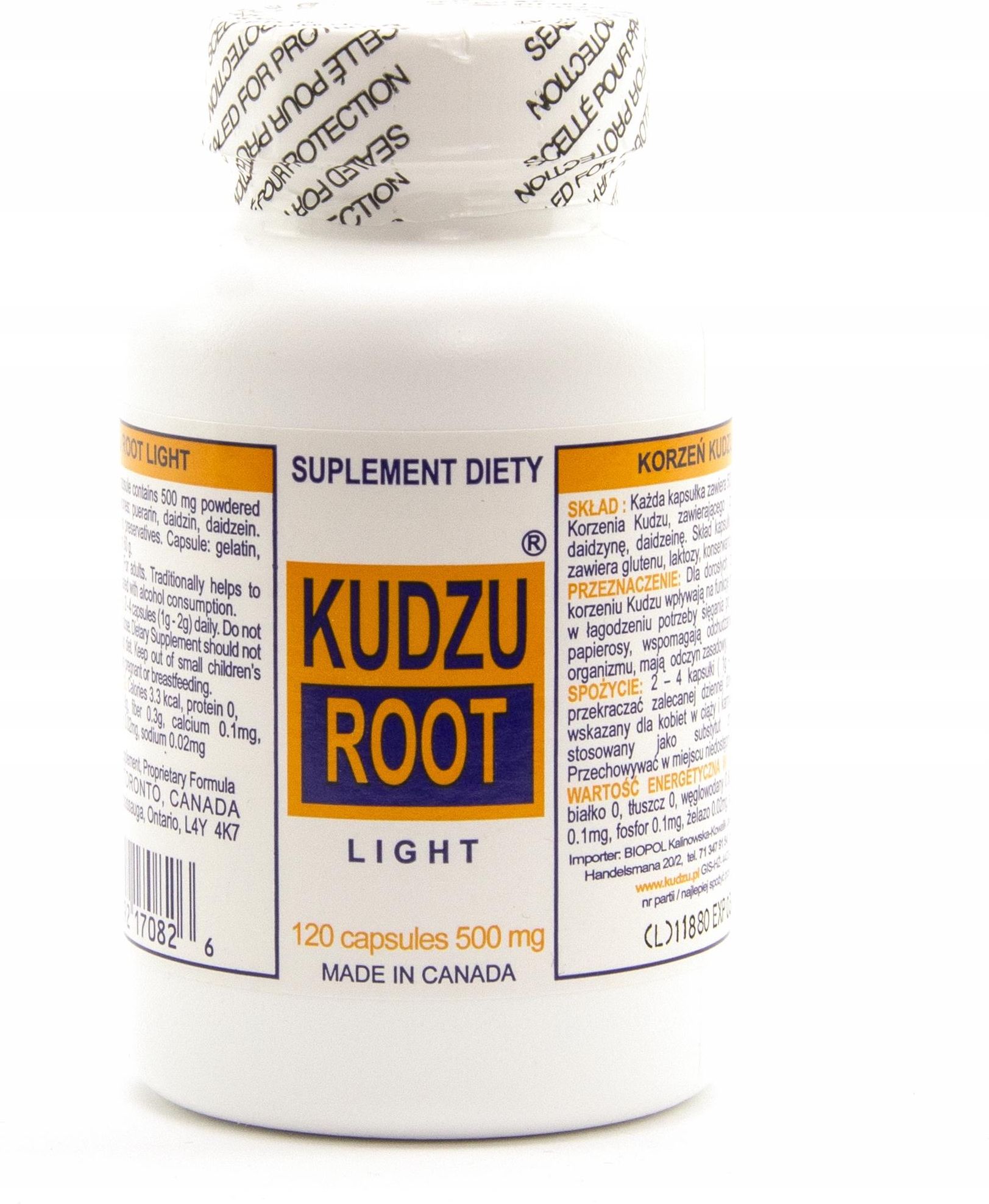 Preparat medycyny naturalnej K&K Bio+ Kudzu Root Light 120kaps ...