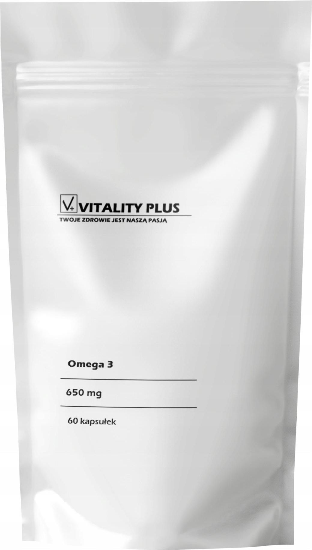 Vitality Plus Omega 3 650mg 60kaps. - Opinie i ceny na Ceneo.pl