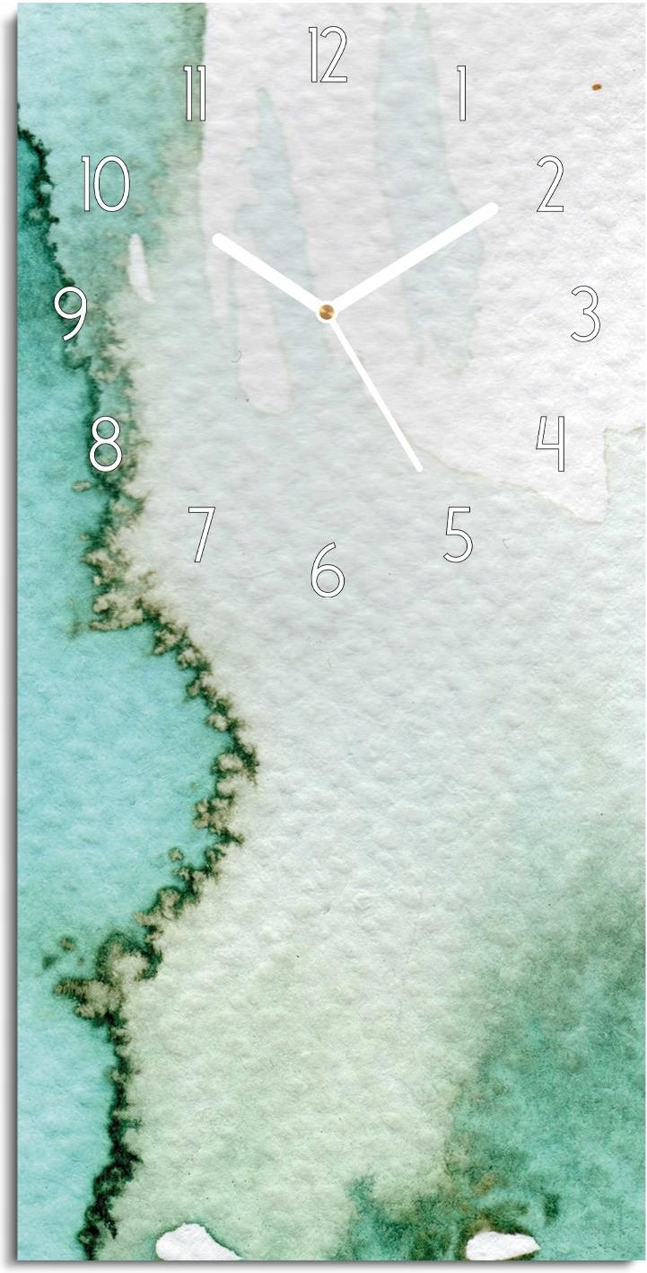 Artprintcave Zegar Na Ścianę Abstrakcja Akwarela Do Biura 30x60 ...