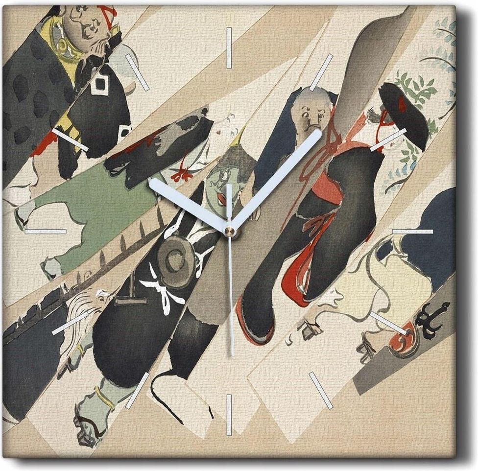 Coloray Zegar Na Płótnie Z Nadrukiem 30x30 Azja (ZCK30X30B2049879) - Opinie i atrakcyjne ceny na ...