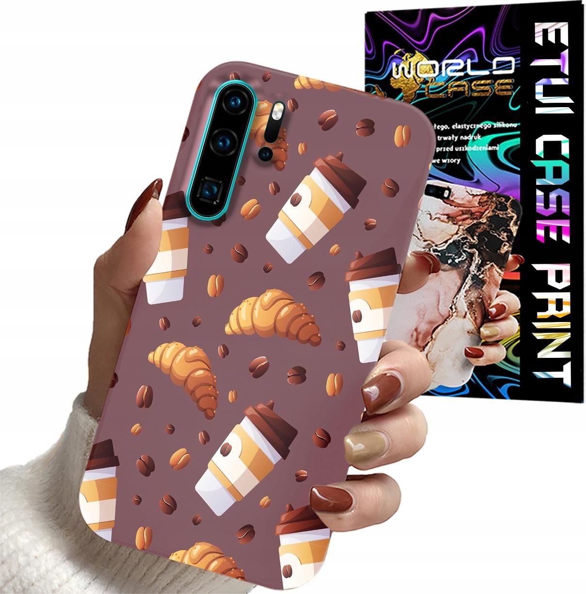 Etui Do Huawei P30 Pro Kawa Fan Coffee Krsuper Folia - Etui na telefon ...