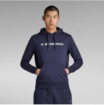 G-Star dla mężczyzn. D20022-A613-6067 Graficzna bluza z kapturem w kolorze granatowym (XS ...