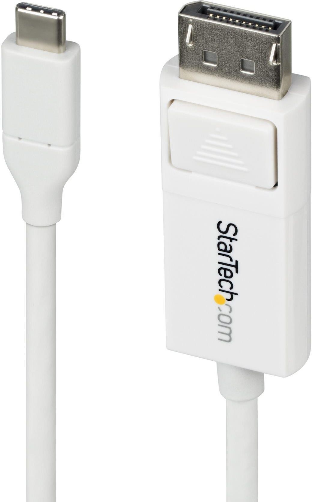 Startech CDP2DP2MBW adapter kablowy 1,9 m DisplayPort USB Type-C Biały ...