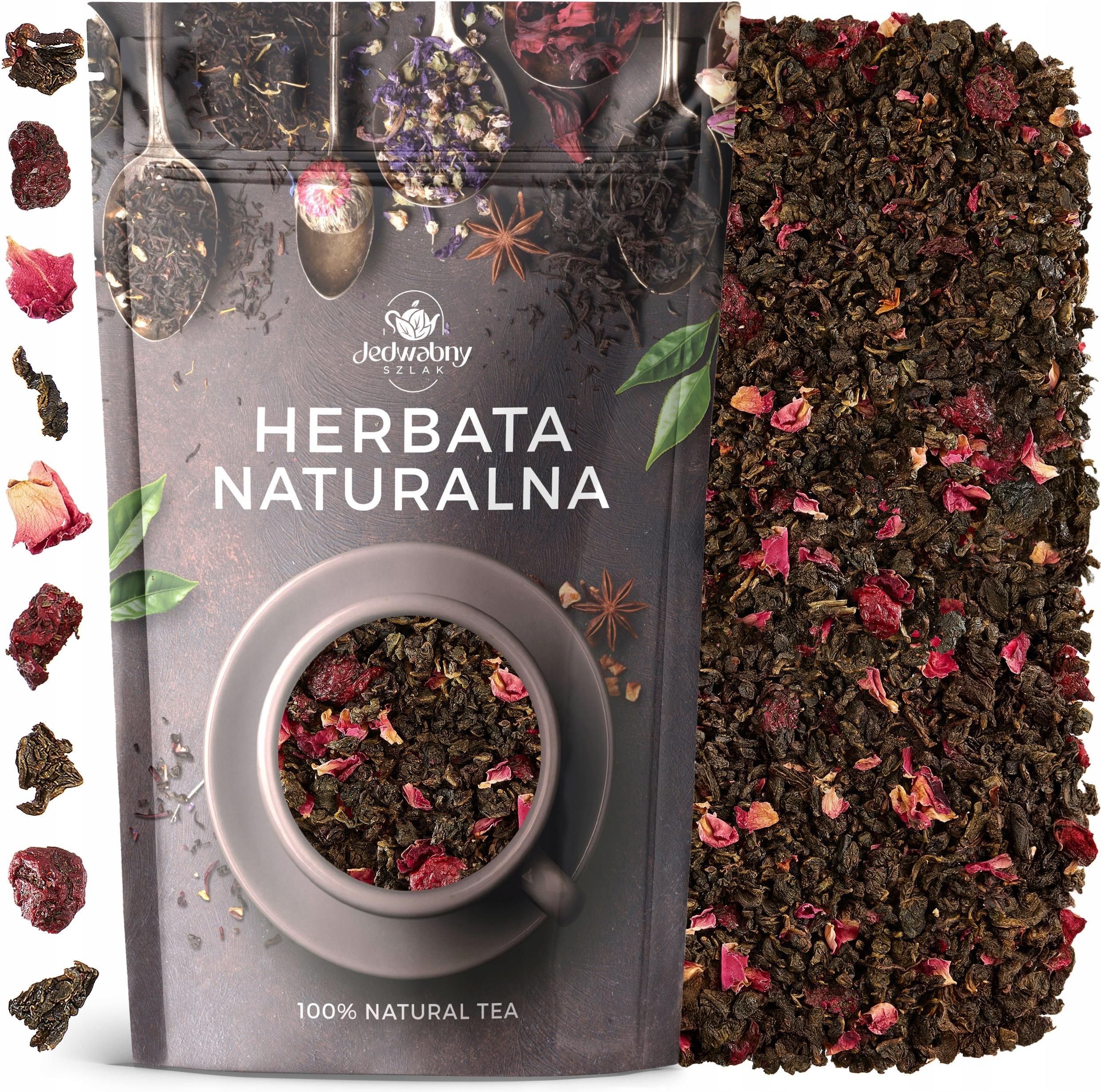 Herbata Jedwabny Szlak Herbata Oolong Liściasta Żurawina Liofilizowana ...