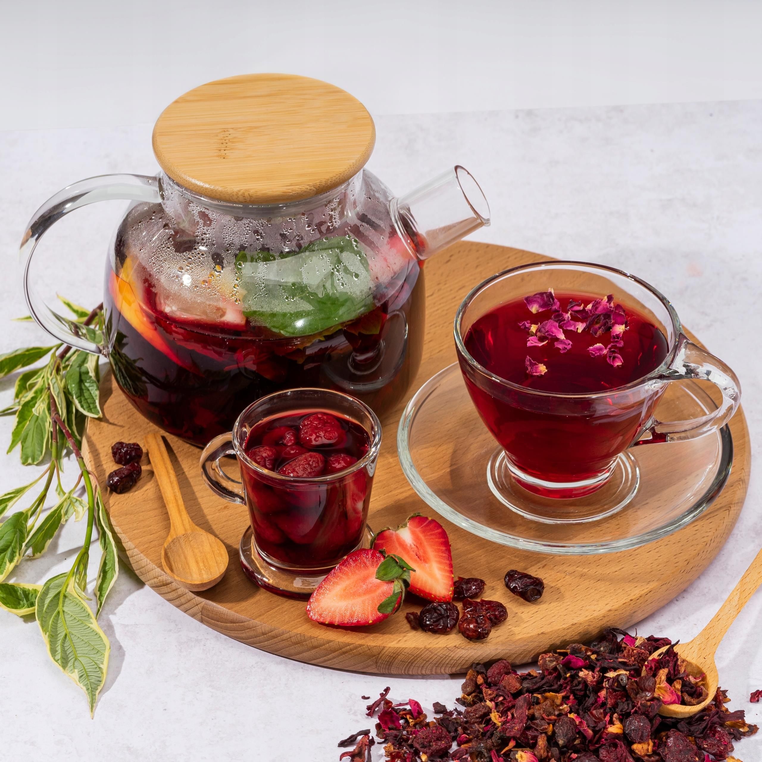 Herbata Jedwabny Szlak Herbata Owocowa Niespodzianka Hibiskus Truskawki ...