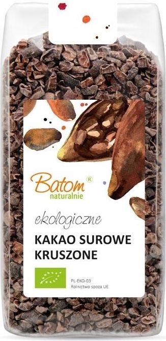 Batom Bio Kakao Surowe Kruszone Ziarno 500g - Ceny i opinie - Ceneo.pl