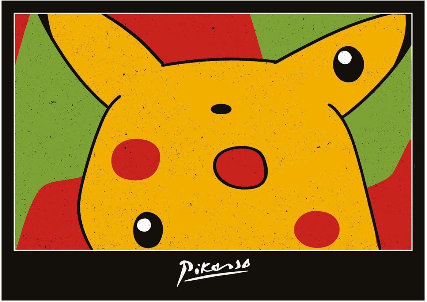 Pyramid International Threadless Pikachu Pablo Pikasso Pocztówka 14 ...