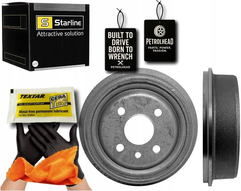 Bęben hamulcowy Starline Bębny Hamulcowe 2Szt Daewoo Lanos Nubira Opel ...