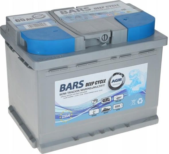 Bars Akumulator Marine Agm Deep Cycle 12V 65Ah - Opinie i ceny na Ceneo.pl