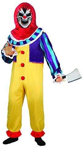 Ciao Horror Clown Boy Costume Disguise Fancy Dress Size 8 10 Years With ...