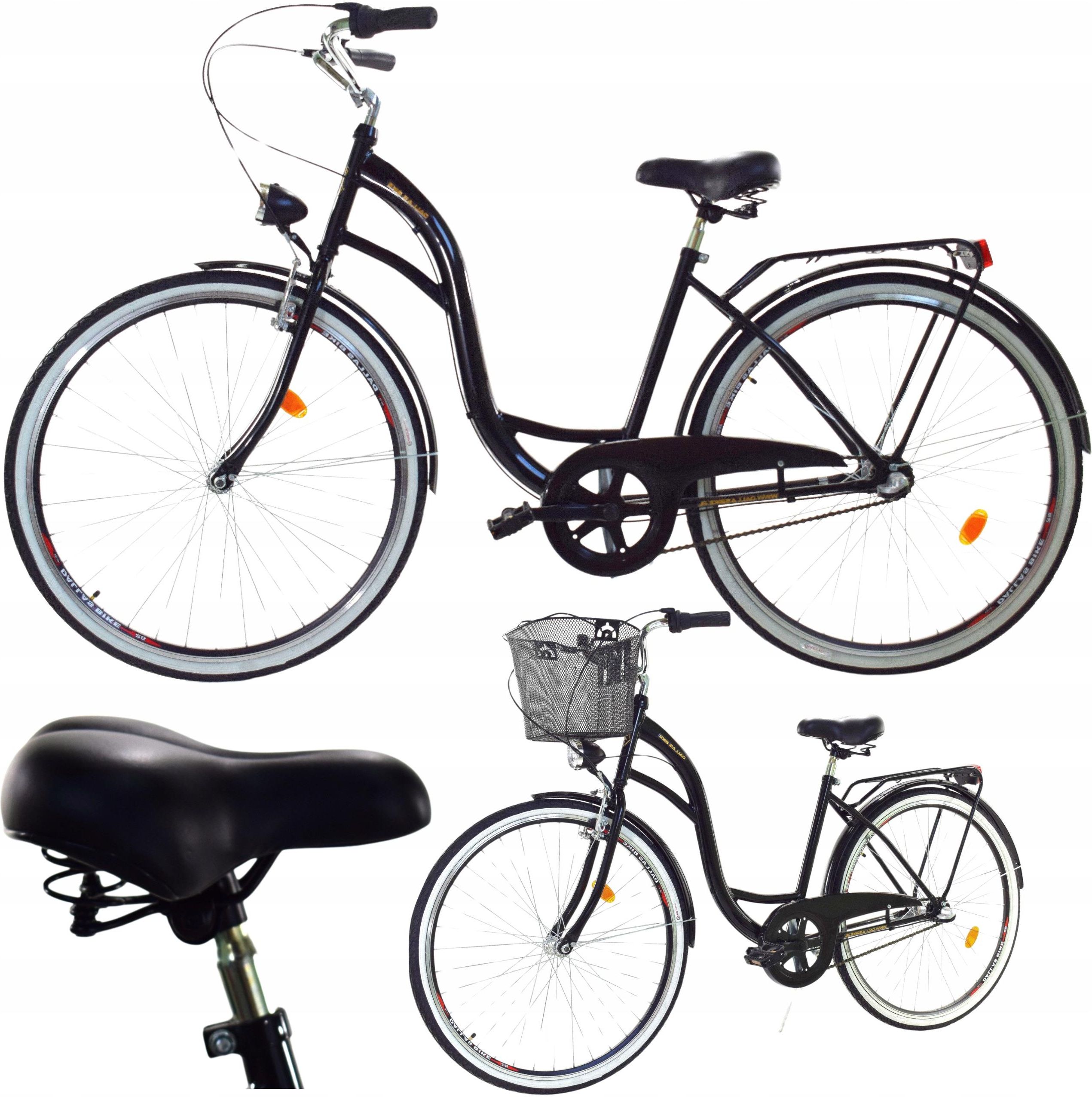 Dallas Bike Retro Miejski Męski Vanessa Wielokolorowy 28 - Rowery ...