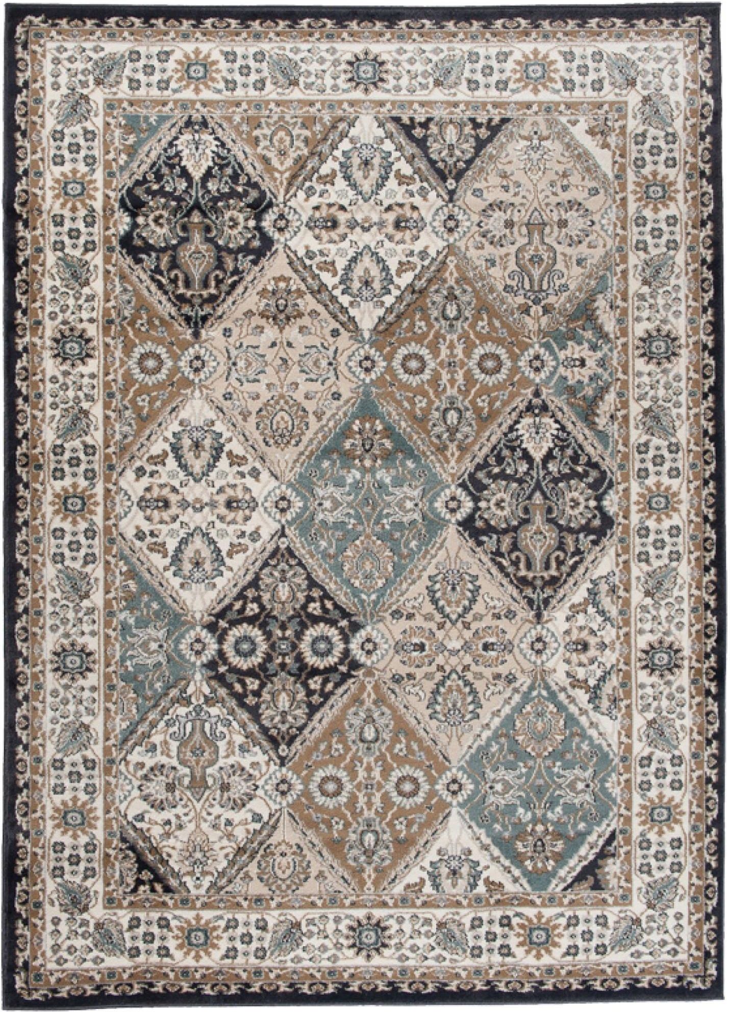 Chemex Dywan Dubai 140X200 Modny Perski Gruby 27N Wielokolorowy ...