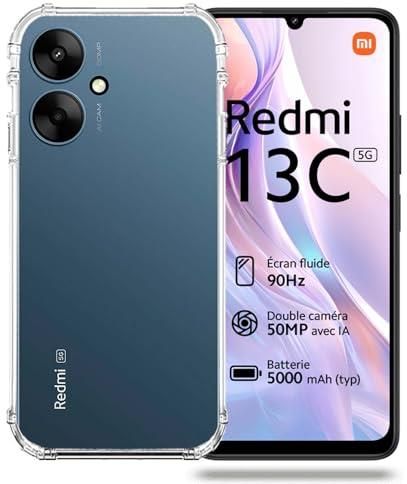 Clearcase Wzmocniona Przezroczysta Obudowa Dla Xiaomi Redmi 13C 5G ...