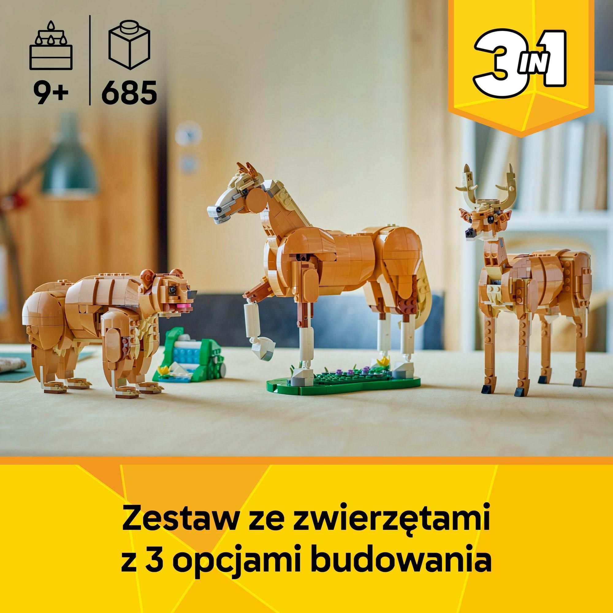 LEGO Creator 3 w 1 31166 Piękny koń - Ceny i opinie - Ceneo.pl