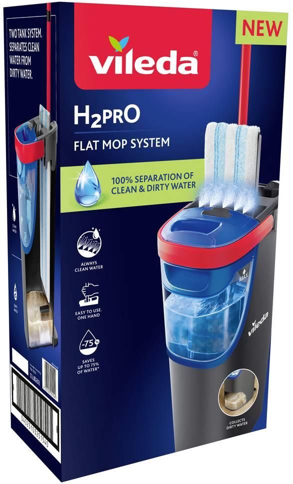 Vileda 175775 H2Pro Flat Mop Mop Podłogowy (H2PROFLATMOP) - Opinie i ...