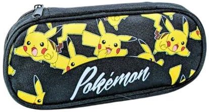 Mybagstory Piórnik Pokemon Czarny Z Dwoma Przegródkami Dziecięcy Szkoła ...