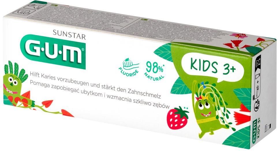 Sunstar Europe Spółka Akcyjna Gum Kids Pasta Do Zębów 3+ 50Ml - Ceny i ...