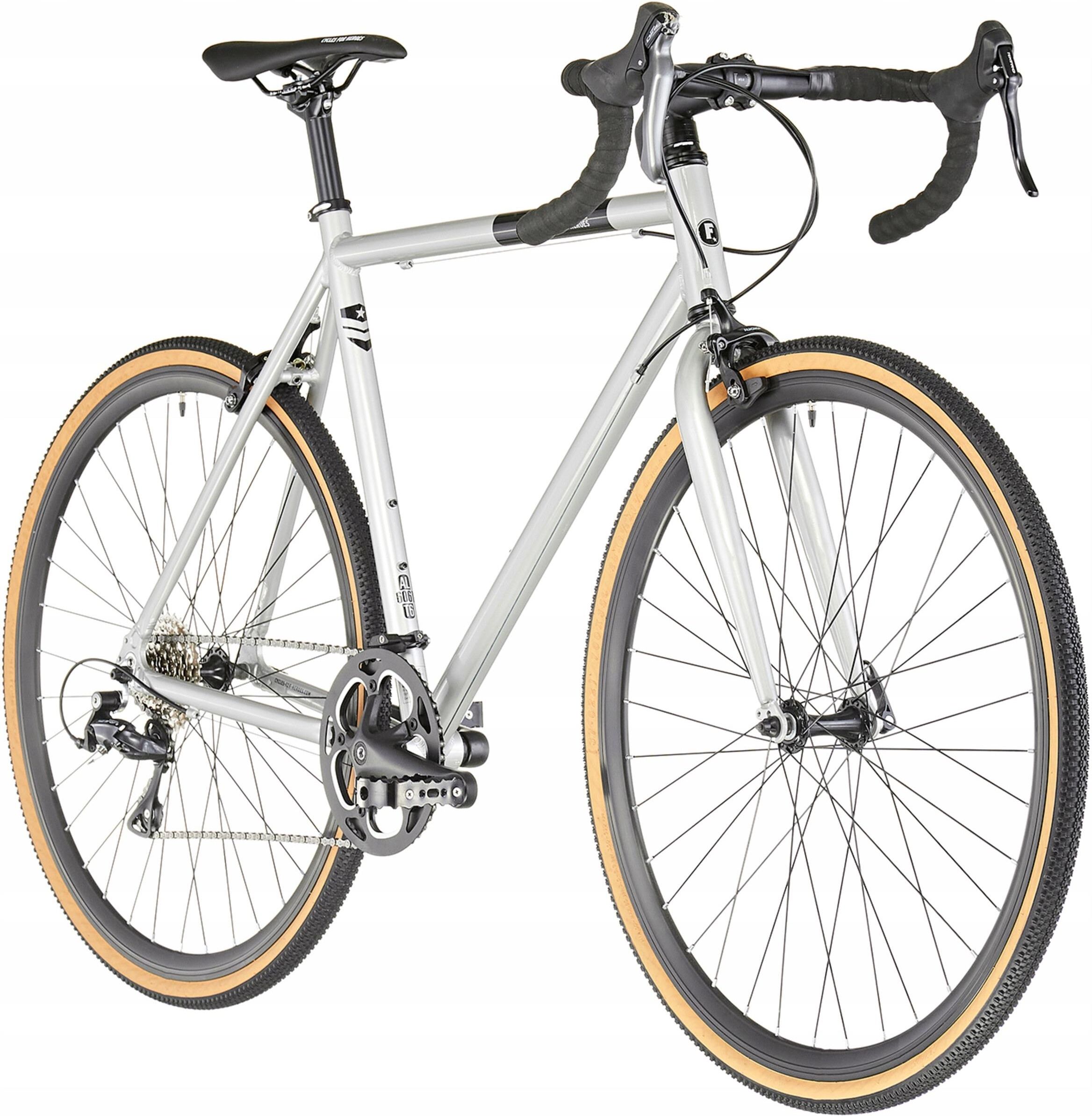 Fixie Gravel Fixe Floater Race 8S Silver 28 2023 - Rowery Przełajowe ...