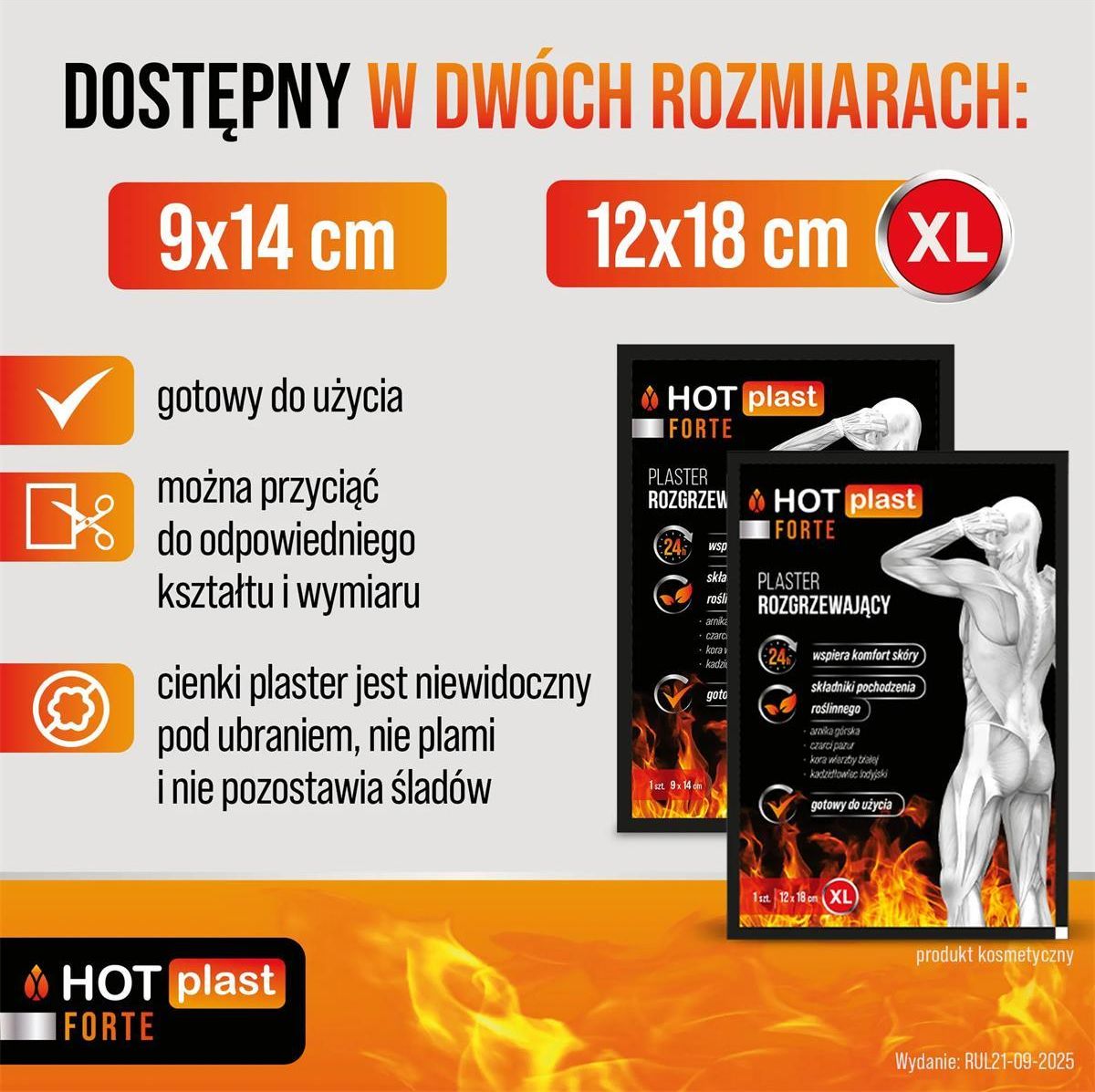Hot Plast Forte Plaster Rozgrzewający 12x18cm 1szt. - Opinie i ceny na ...