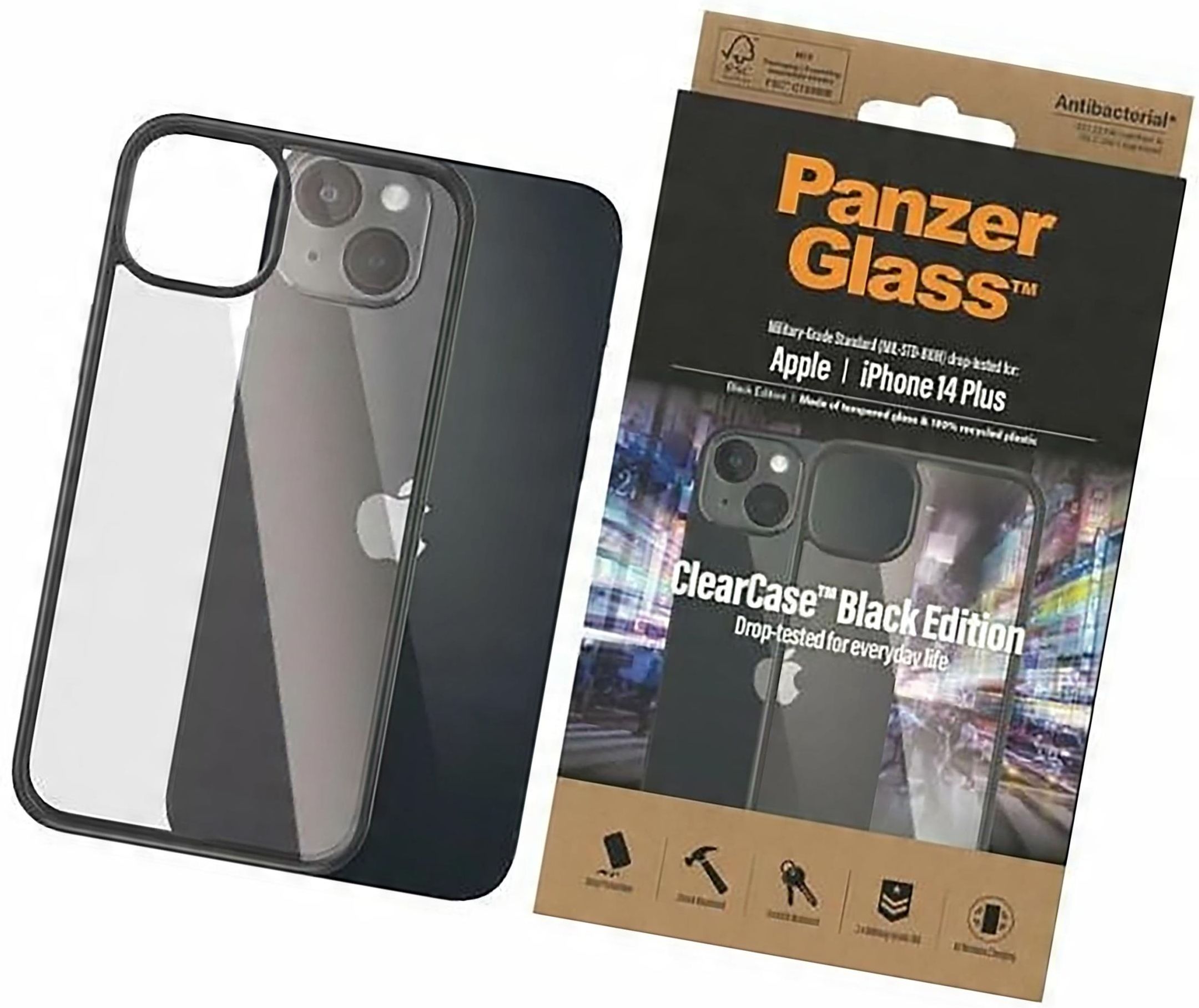 Panzerglass Etui Clearcase Antybakteryjne Do Iphone 14 Plus 15 - Etui ...