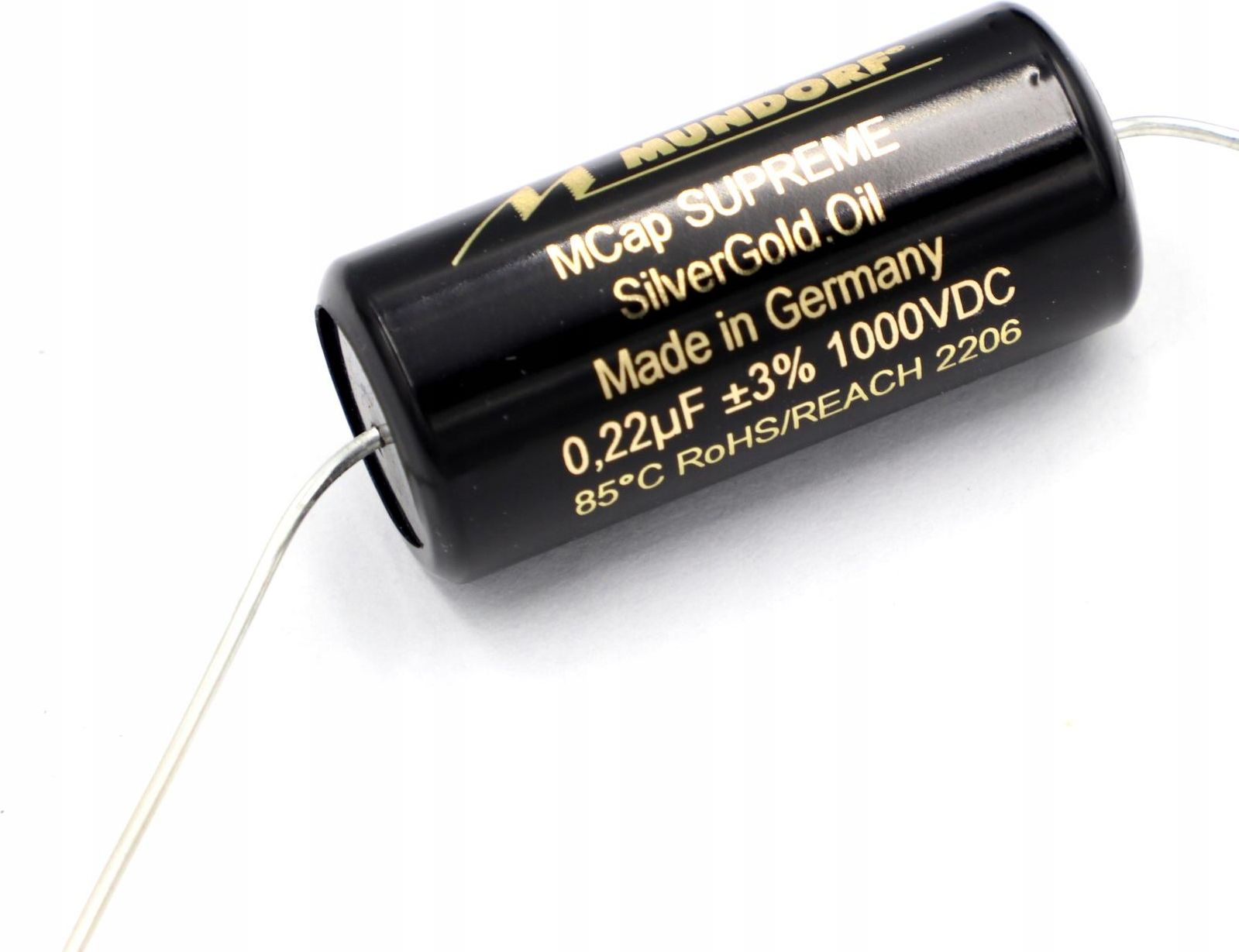 Mundorf Mcap Supreme Silver Gold Oil S/G/O Kondensator 2,20 Uf 1000 V ...