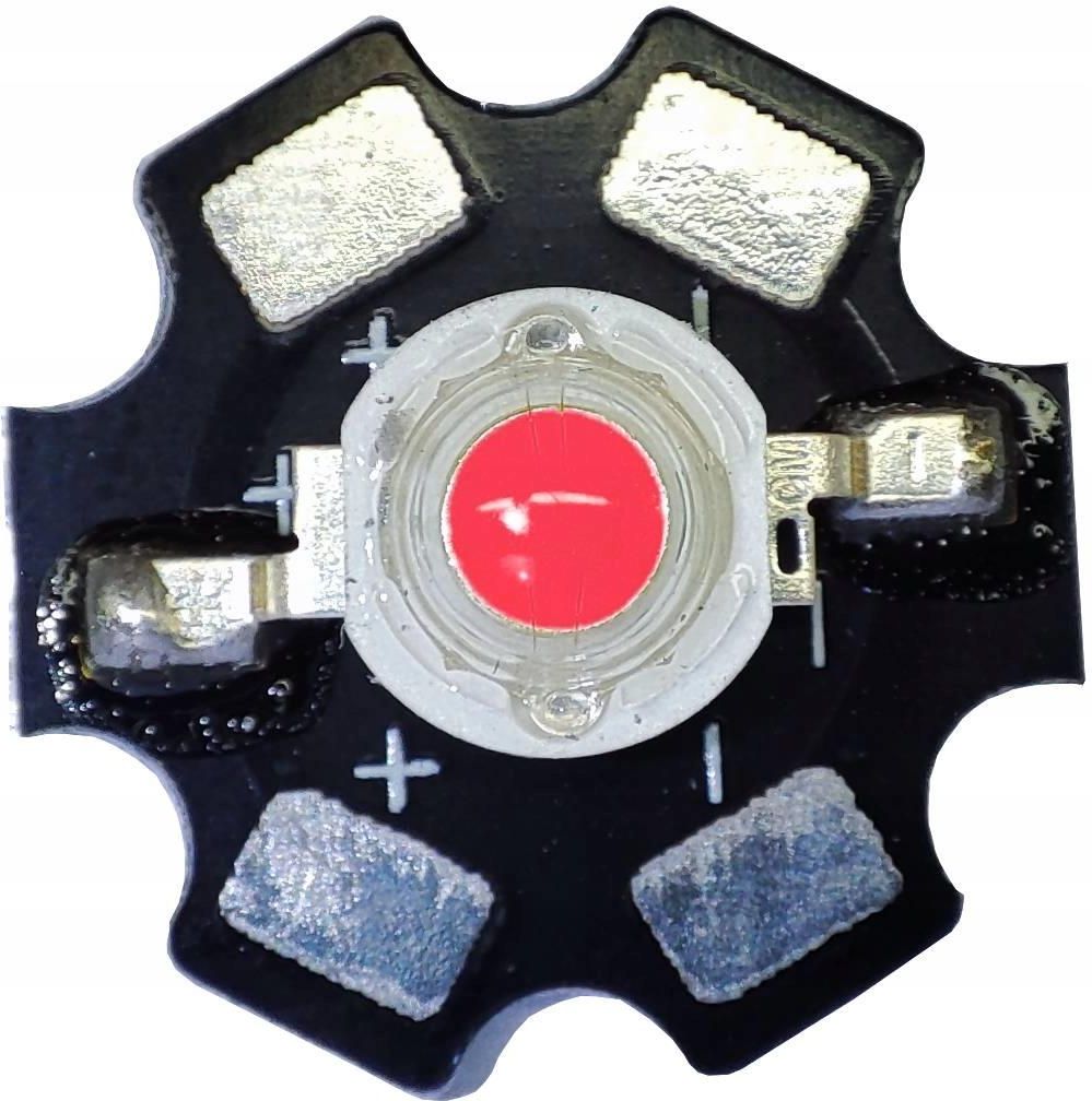 Dioda Power Led 1W Optotech Red 620 630 Nm Czerwona 28Mil Pcb - Opinie ...