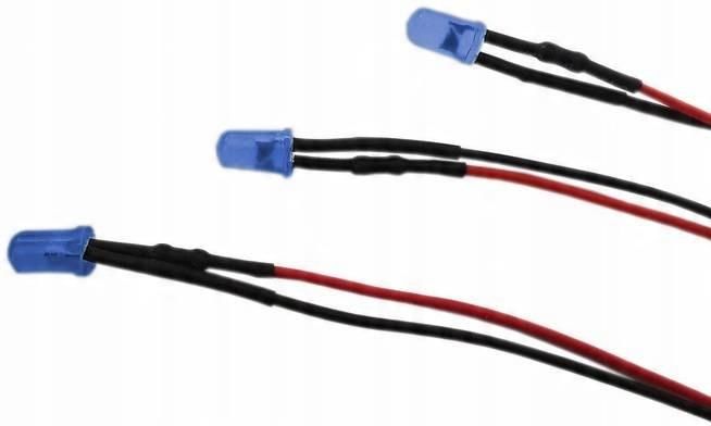 Dioda Led 5mm 12V Dc Niebieska Matowa Z Przewodem 2984 - Opinie i ceny ...