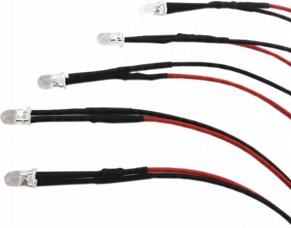 Dioda Led 5mm 12V Dc Żółta Clear Z Przewodem 20cm - Opinie i ceny na ...