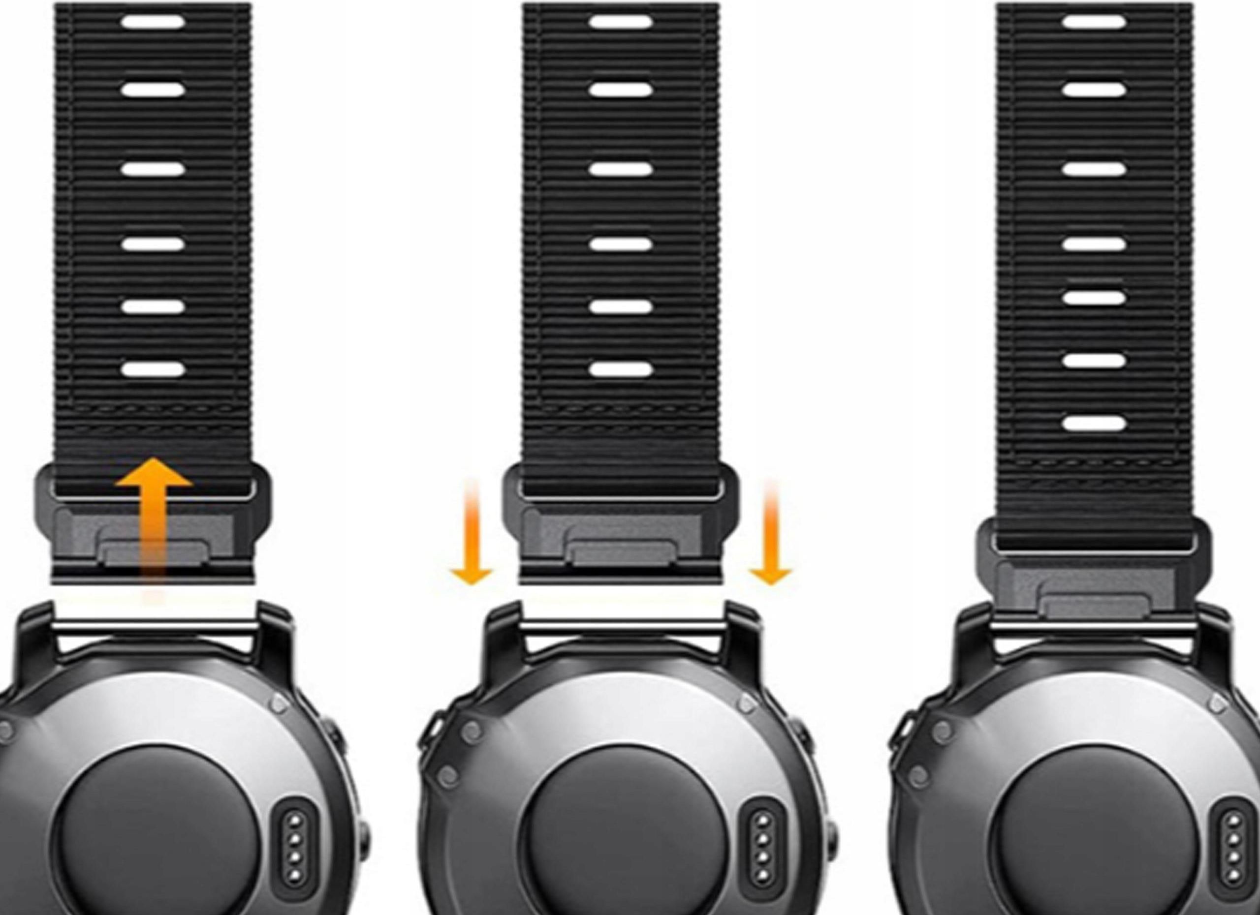 Angelo Watches Pasek Nylonowy Do Garmin Fenix 5 6 7 8 E Pro Solar ...