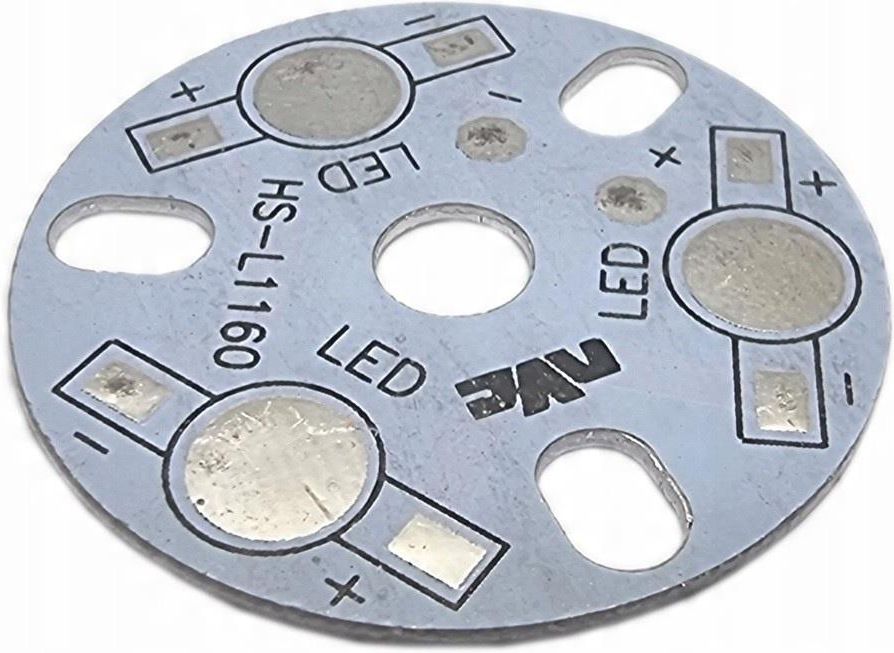 Radiator Pcb Do Diod Power Led 3x1W 3W 35mm - Opinie i ceny na Ceneo.pl