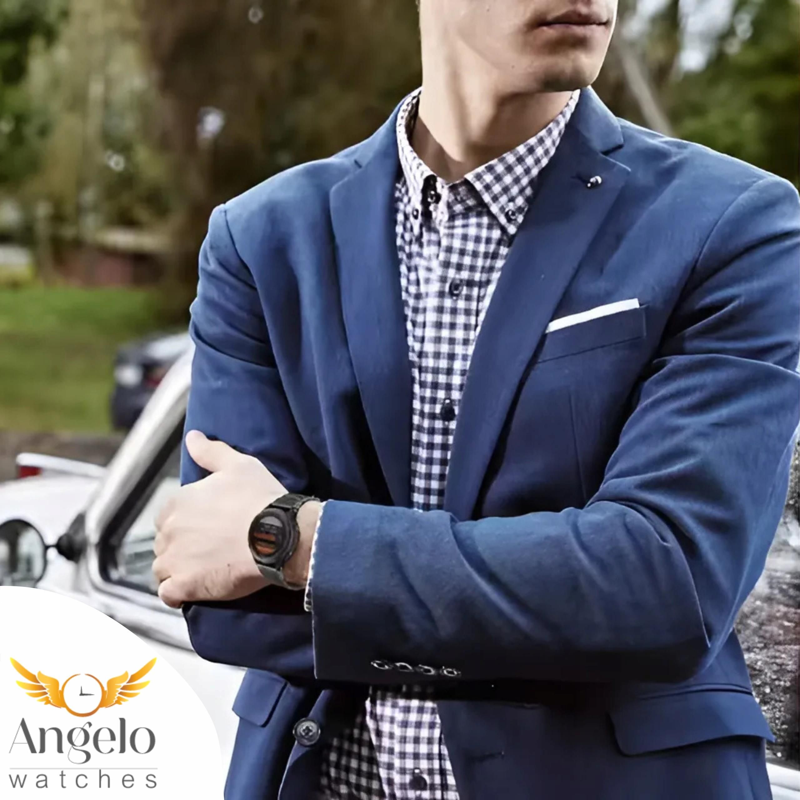 Angelo Watches Tytanowa Bransoleta Do Garmin Fenix 5X 6X Pro 7X 8 51Mm ...