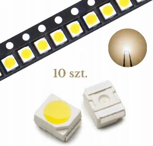 Dioda Led Smd 3528 Warm White Ciepły Biały 10szt. - Opinie i ceny na ...