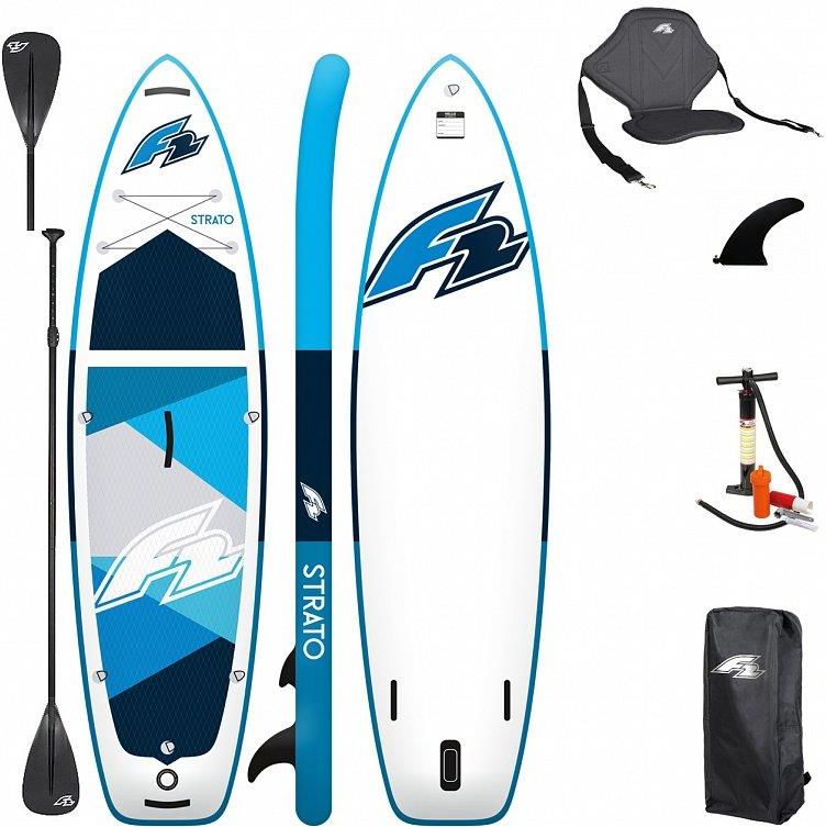 F2 Strato 10'0 Combo Blue Z Wiosłem Pompowany Paddleboard Zestaw ...