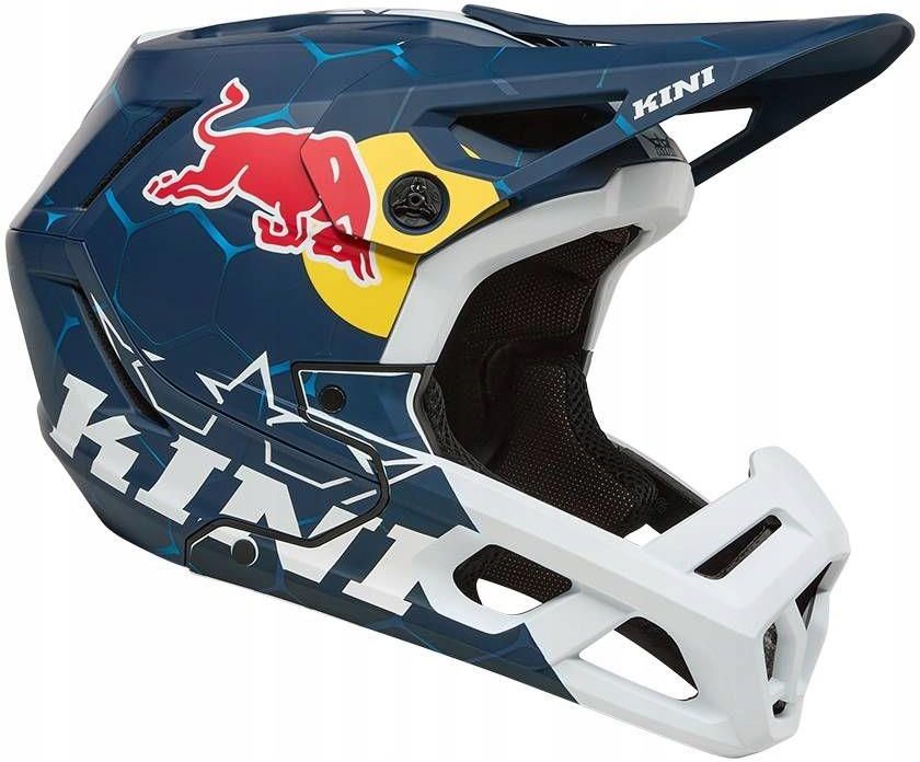 O'Neal Lekki Kask Szczękowy Na Rower Mtb Kini Red Bull Ec 1.0 Niebieski ...