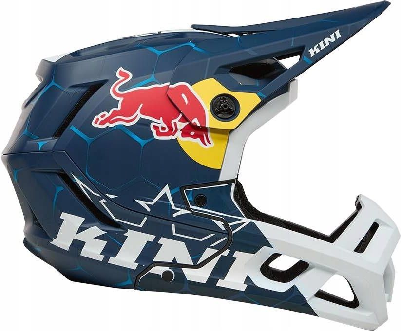 O'Neal Lekki Kask Szczękowy Na Rower Mtb Kini Red Bull Ec 1.0 Niebieski ...